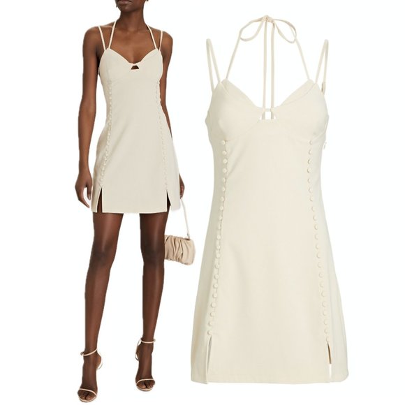 Jonathan Simkhai | Dresses | Jonathan Simkhai Eilish Buttonembellished ...